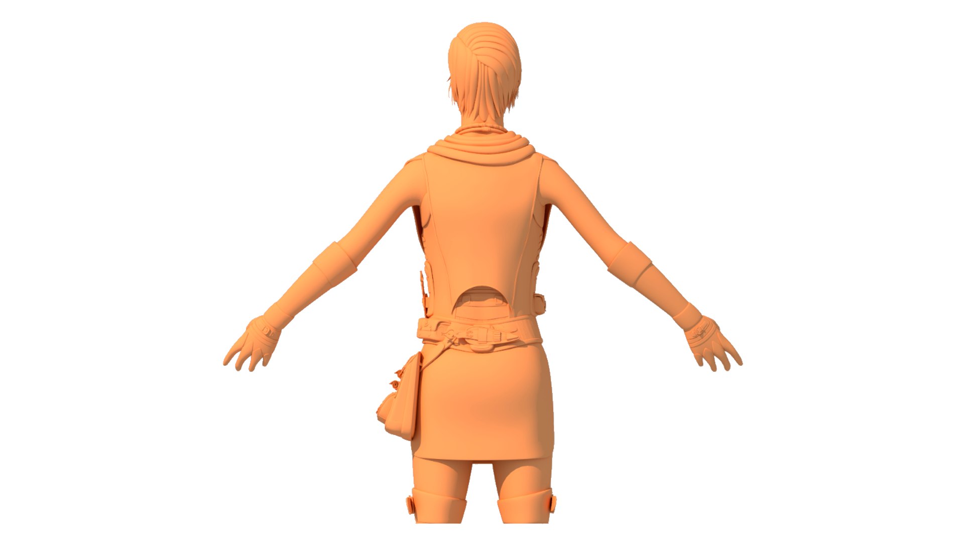 3D Female Rogue - TurboSquid 1351137