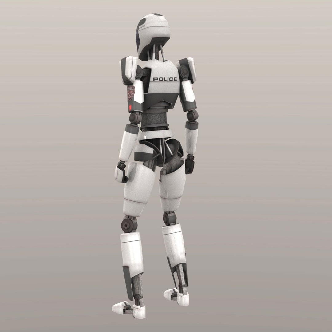 3D Police Rigged Model - TurboSquid 1199145