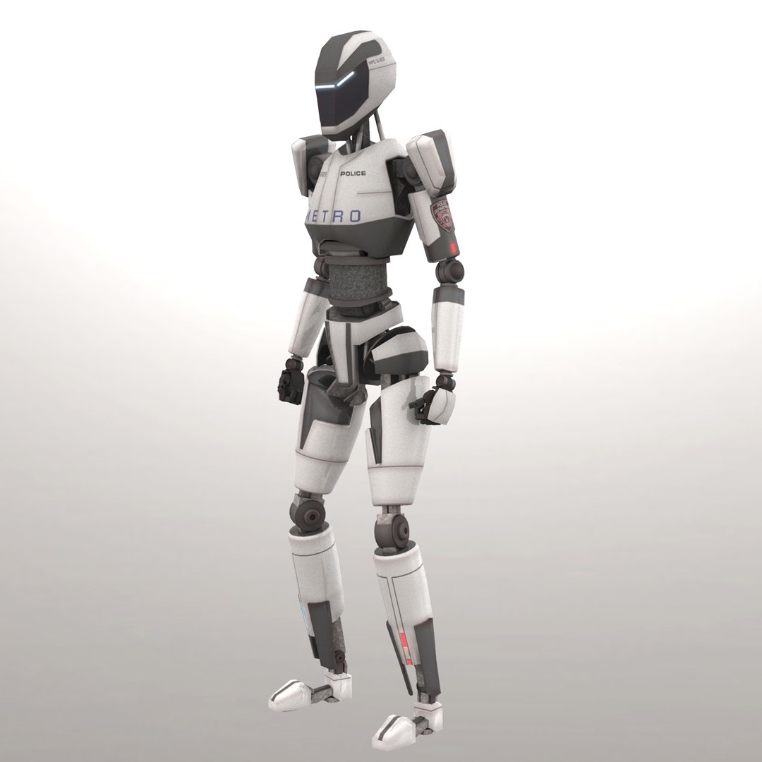 3D Police Rigged Model - TurboSquid 1199145