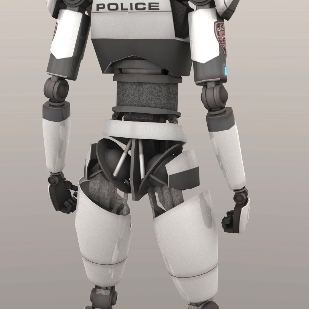 3D Police Rigged Model - TurboSquid 1199145
