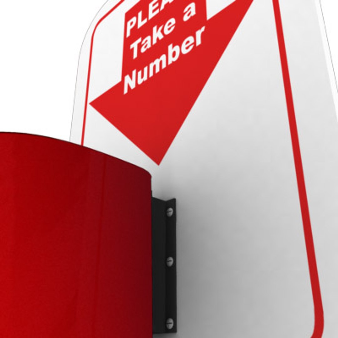 Deli Number Machine 3d Model