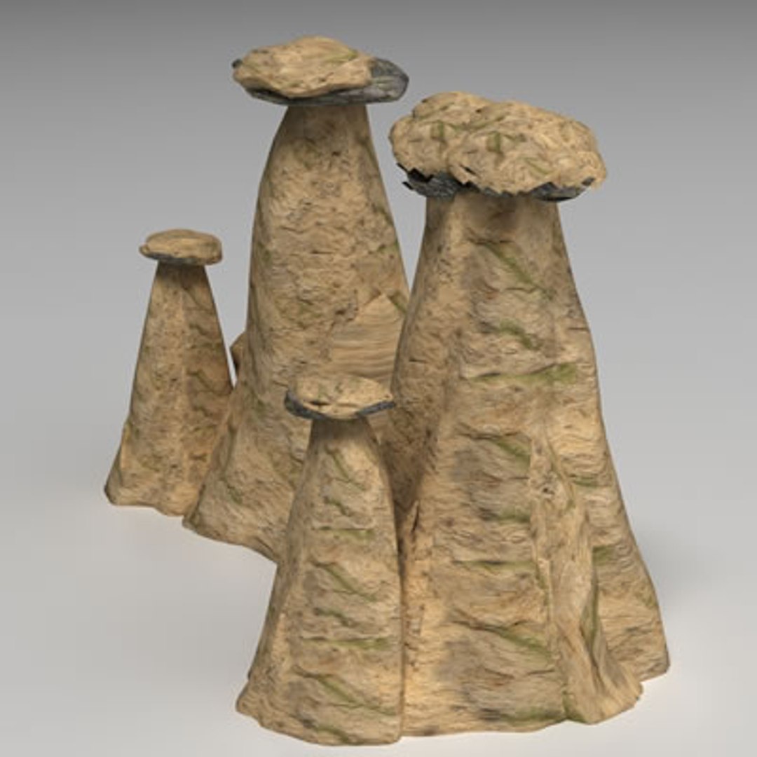 3d Fairy Chimney Model