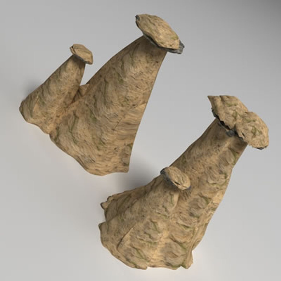 3d Fairy Chimney Model
