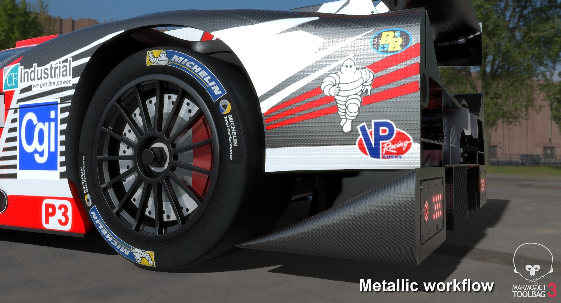 3D ansa motorsports imsa prototype - TurboSquid 1452808