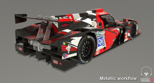 3D ansa motorsports imsa prototype - TurboSquid 1452808