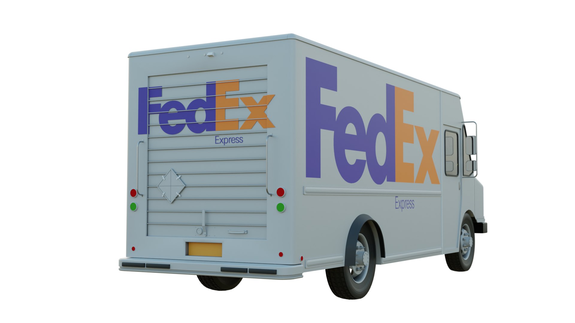 FedEx Truck 3D Model - TurboSquid 2020465