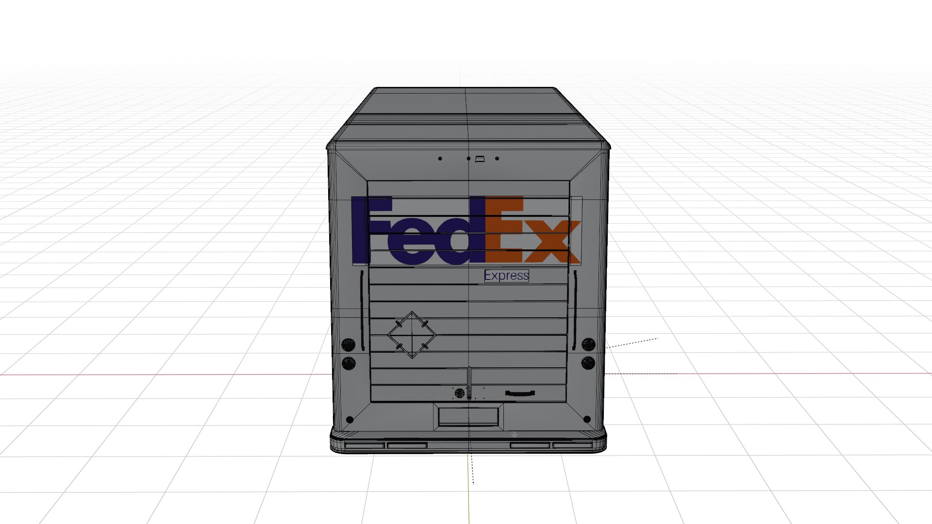 FedEx Truck 3D Model - TurboSquid 2020465
