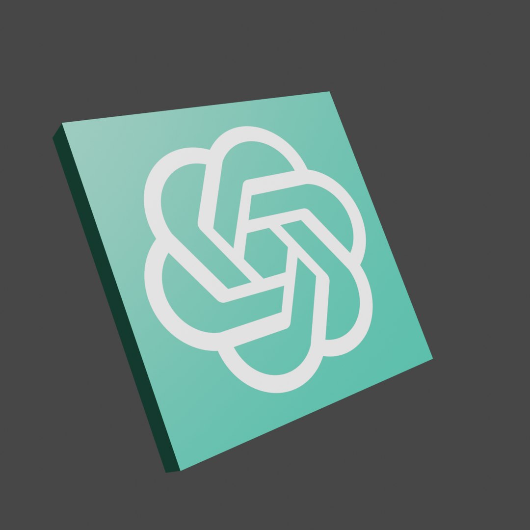 3D Model Chatgpt 3d Model Logo - TurboSquid 2318024