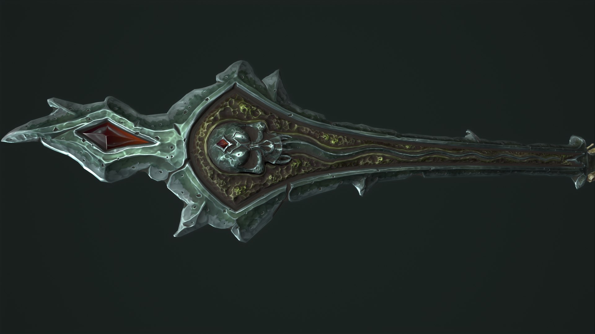 Undead Two Handed Sword 3D - TurboSquid 1950088