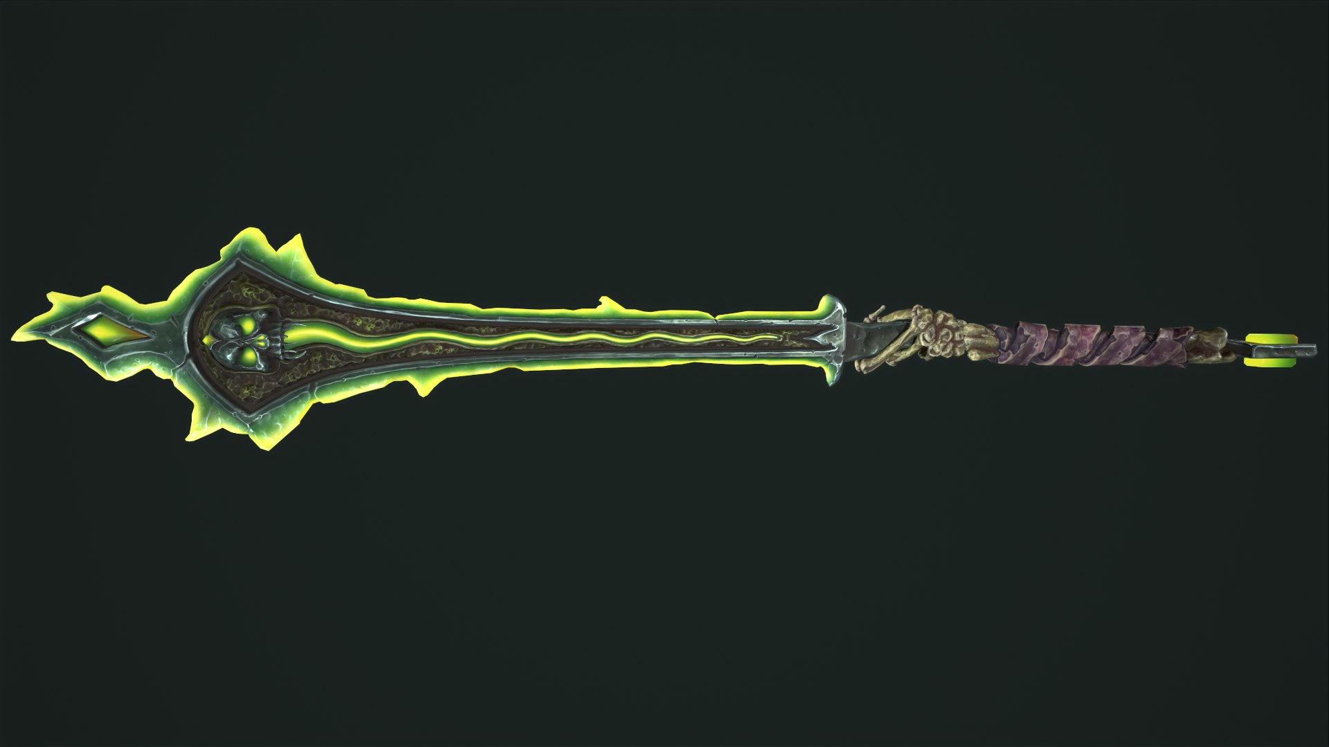 Undead two handed sword 3D - TurboSquid 1950088