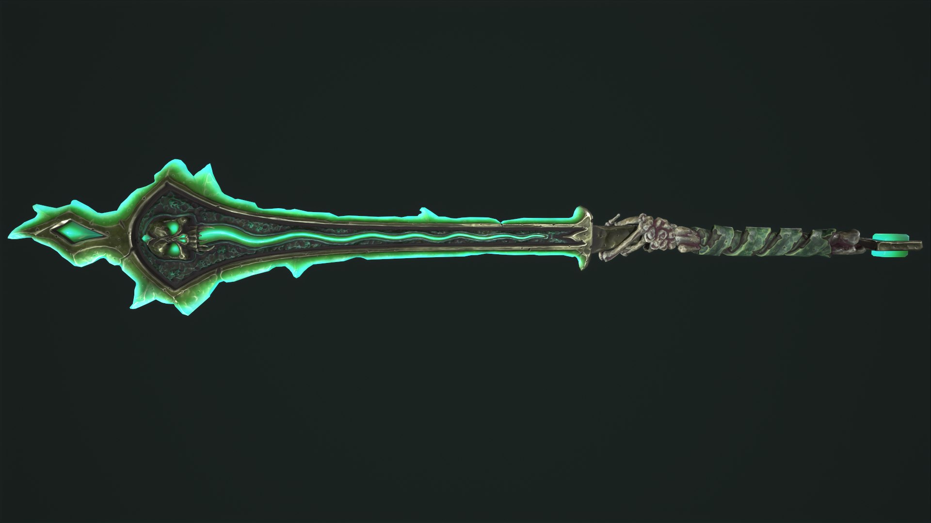 Undead Two Handed Sword 3D - TurboSquid 1950088