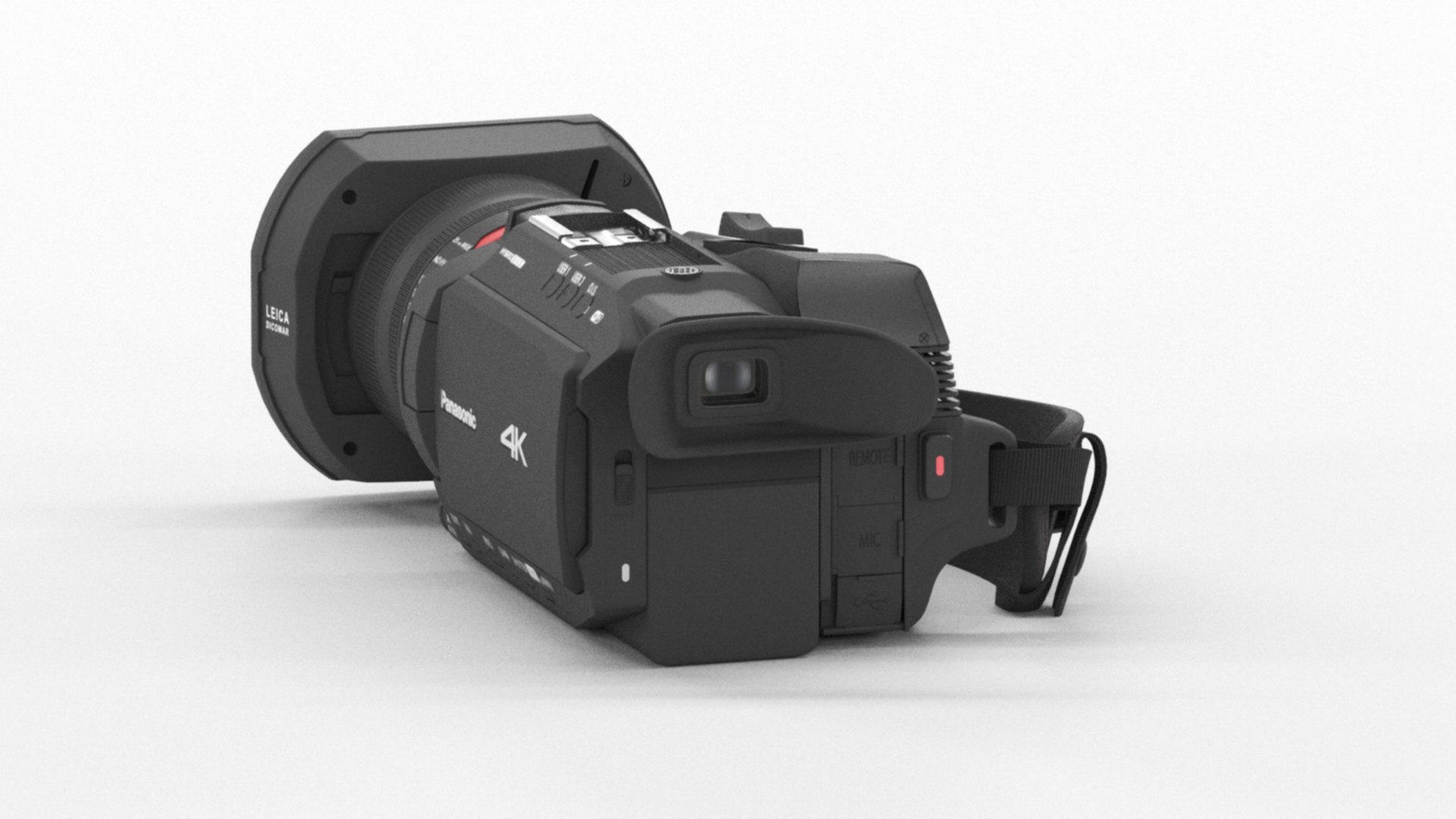 Panasonic HC-X1500E Lightest 4K Professional Camcorders 3D Model ...
