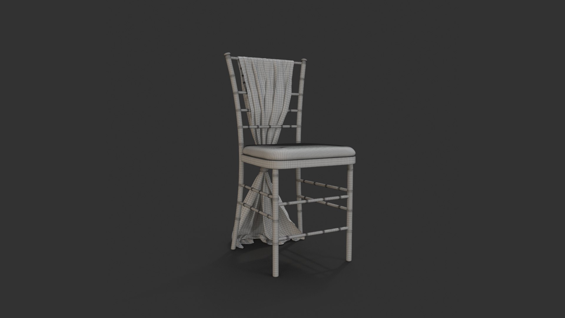 Event Chiavari Chairs White 3D Model - TurboSquid 1976271