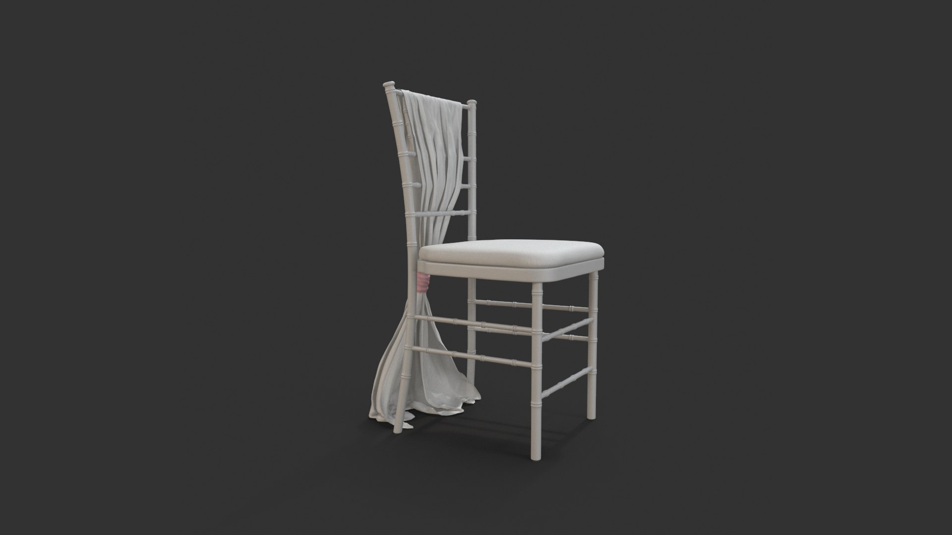 Event Chiavari Chairs White 3D Model - TurboSquid 1976271