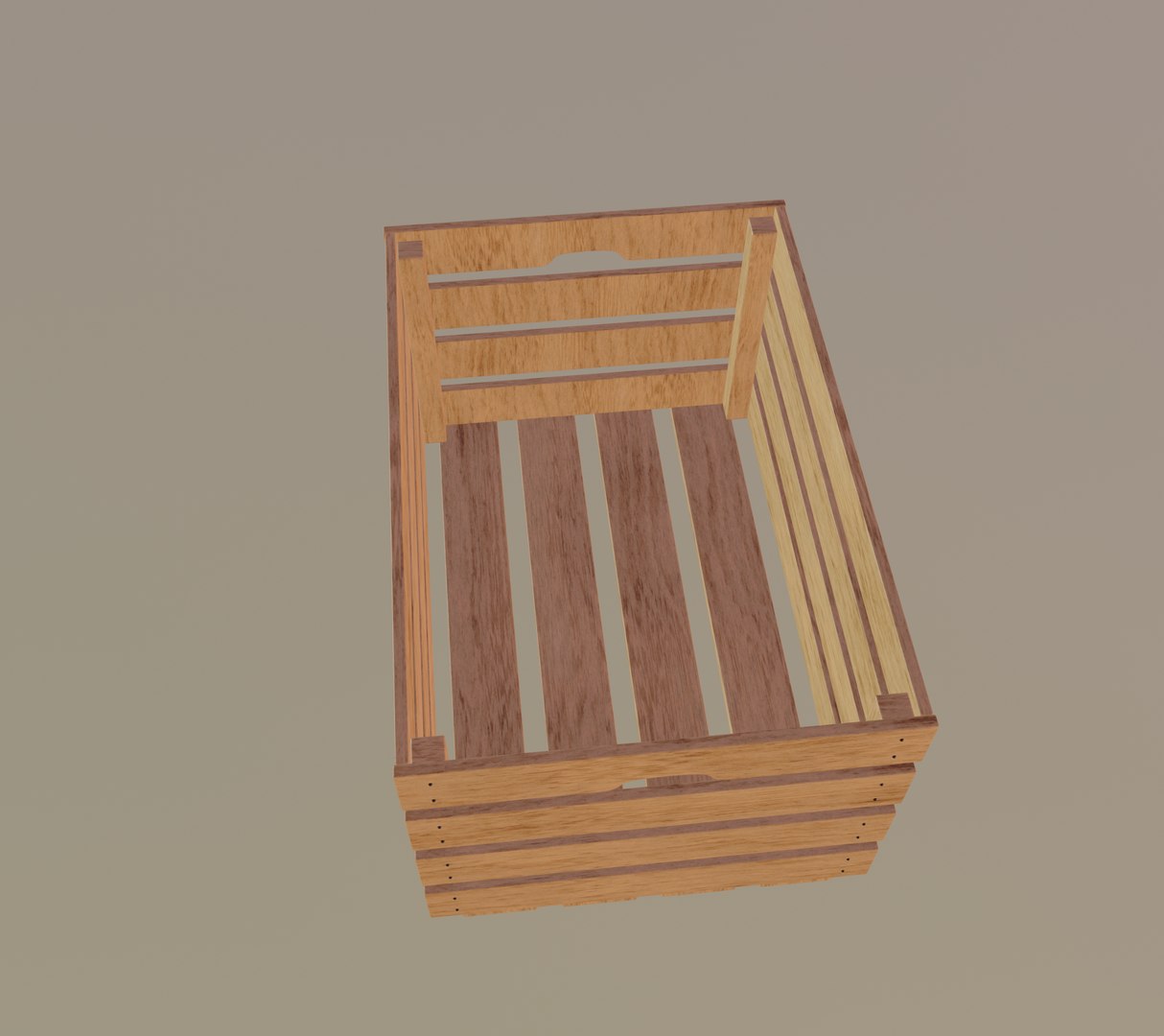 Yellow crate 3D - TurboSquid 1479879