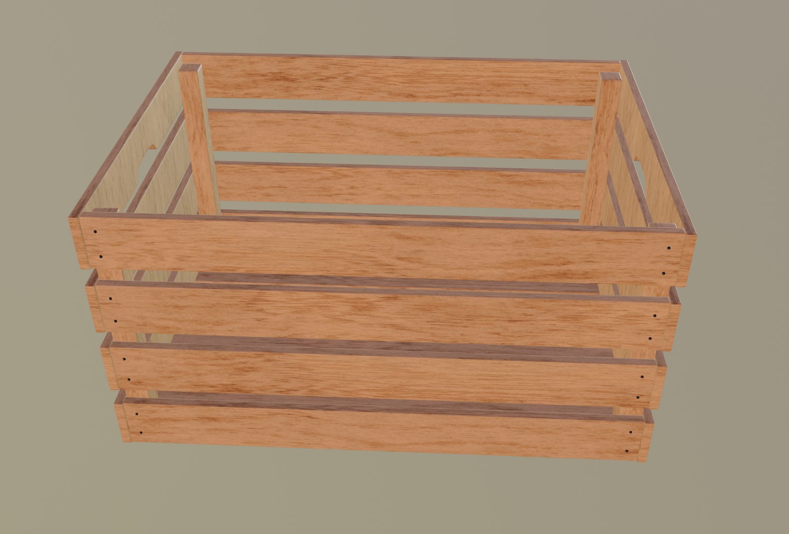 Yellow crate 3D - TurboSquid 1479879