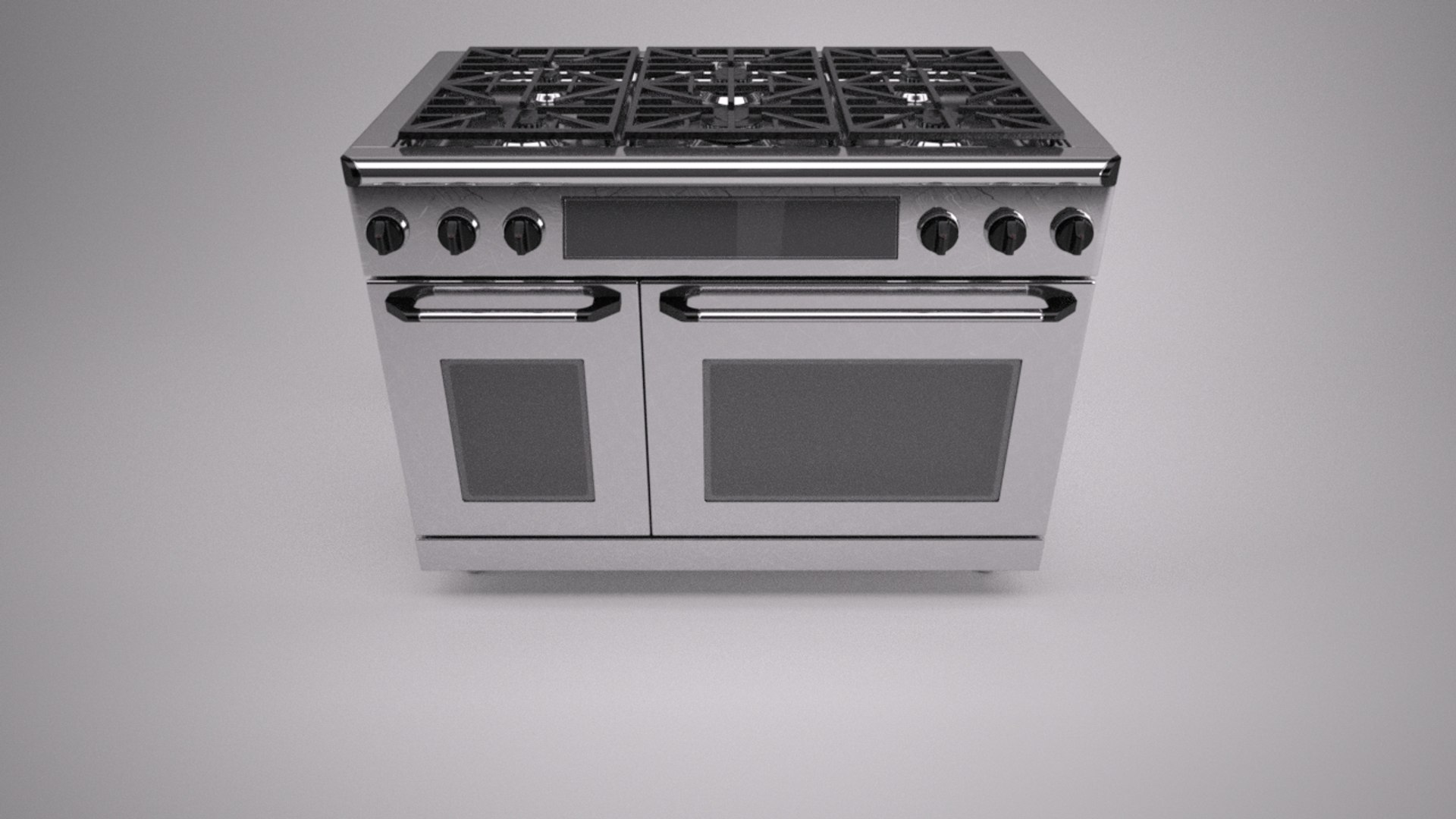 3d Model Gas Range Cooker