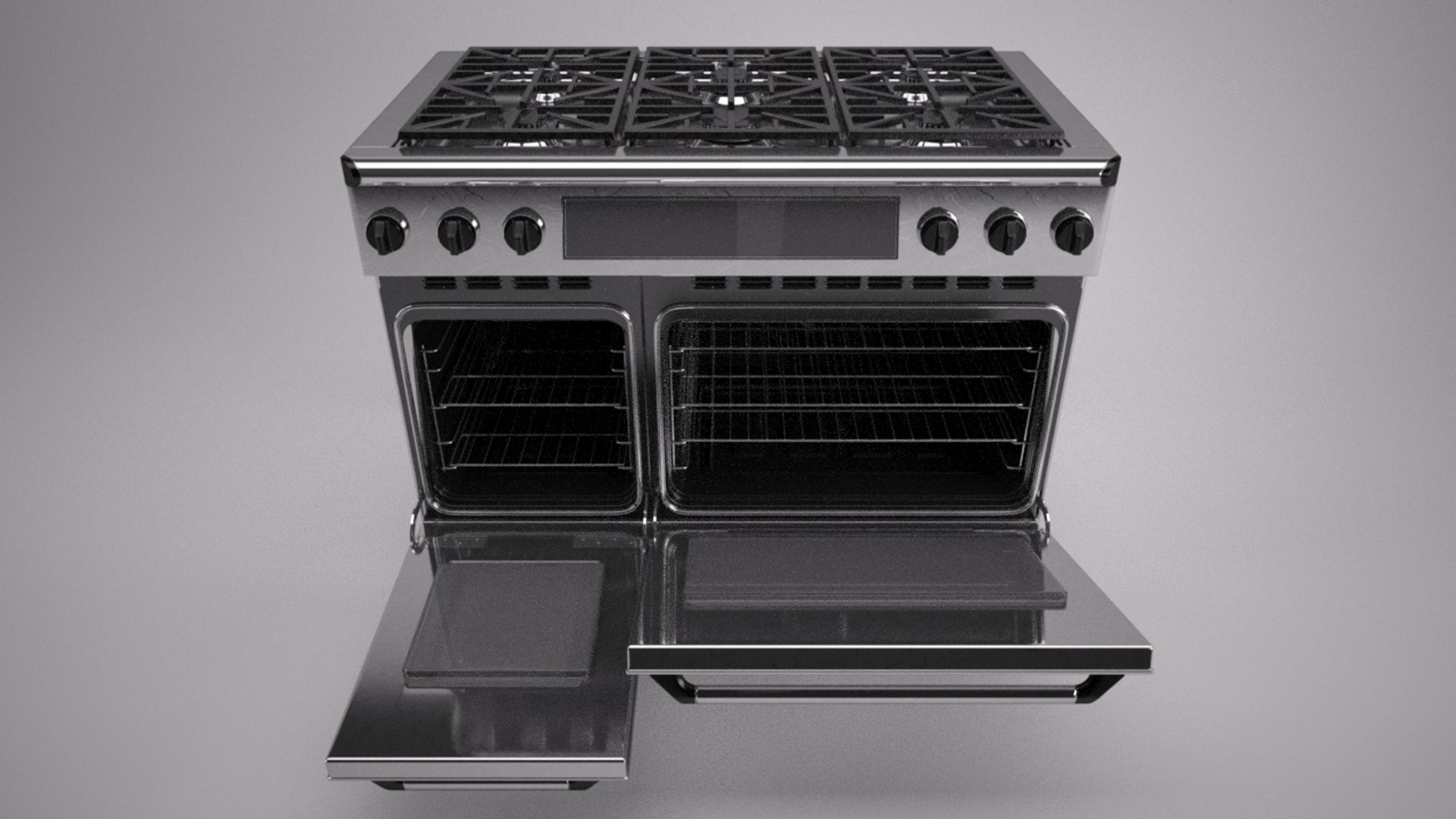 3d Model Gas Range Cooker
