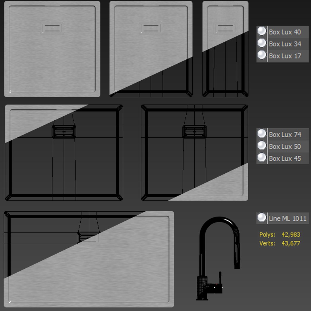 3D Rodi Box Lux 17-34-40-45-50-74 - TurboSquid 2186188