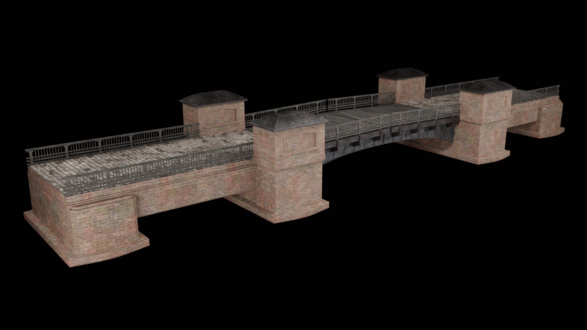 BASCULE BRIDGE PLATFORM AAA NEXT GEN PIER COLLECTION 3D model ...