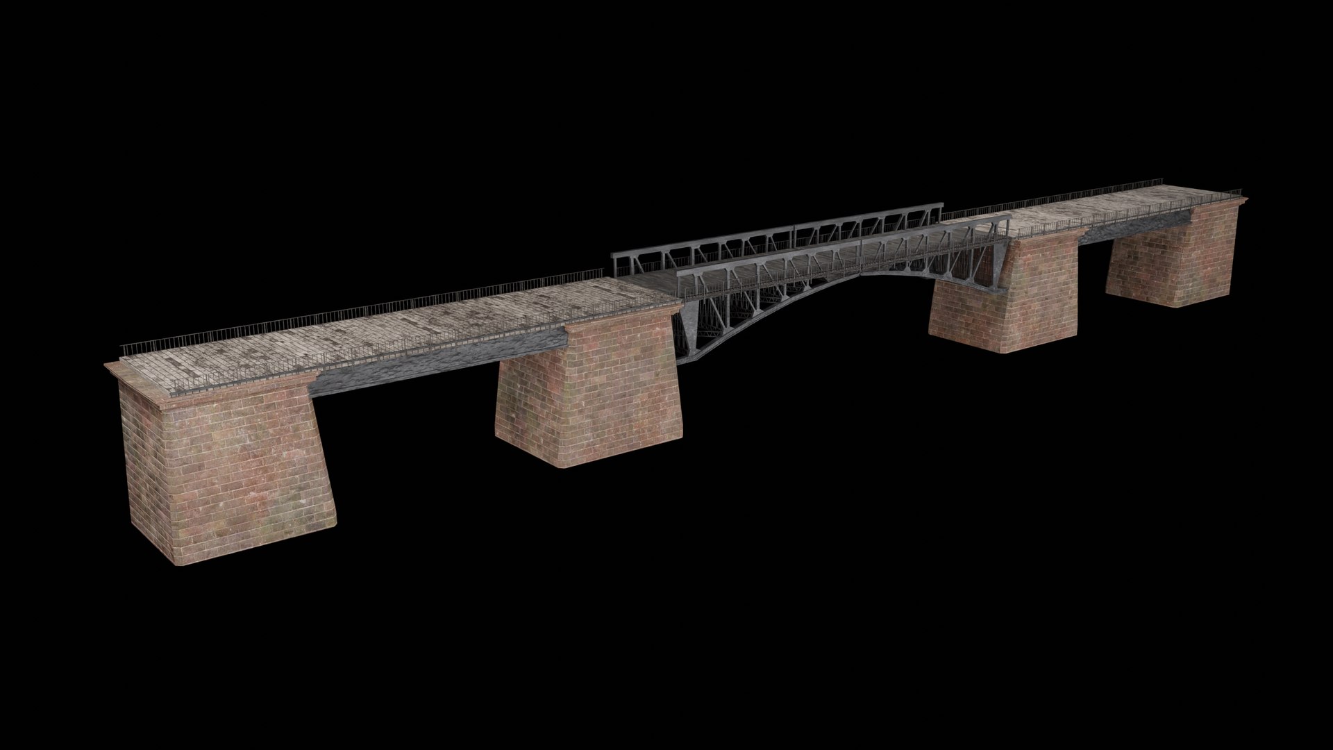 BASCULE BRIDGE PLATFORM AAA NEXT GEN PIER COLLECTION 3D model ...