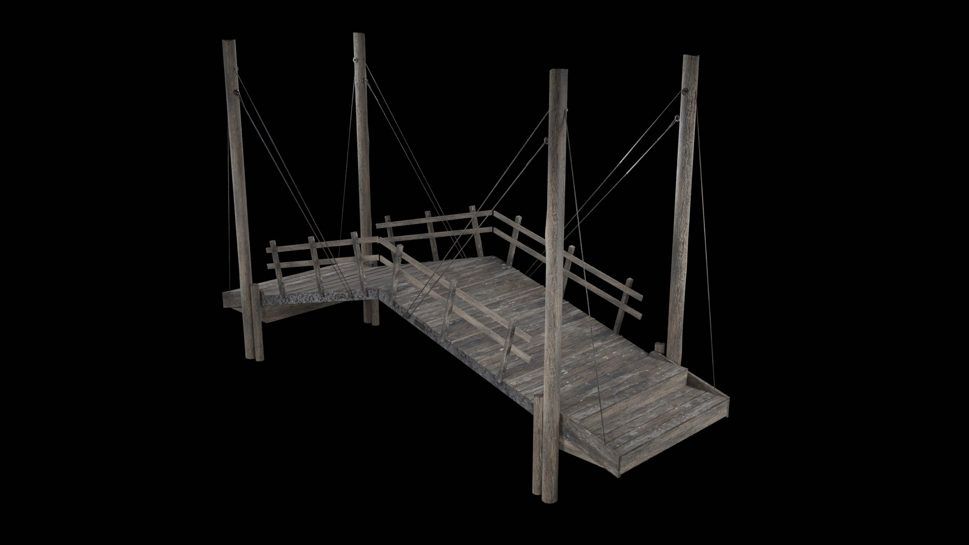 BASCULE BRIDGE PLATFORM AAA NEXT GEN PIER COLLECTION 3D Model ...