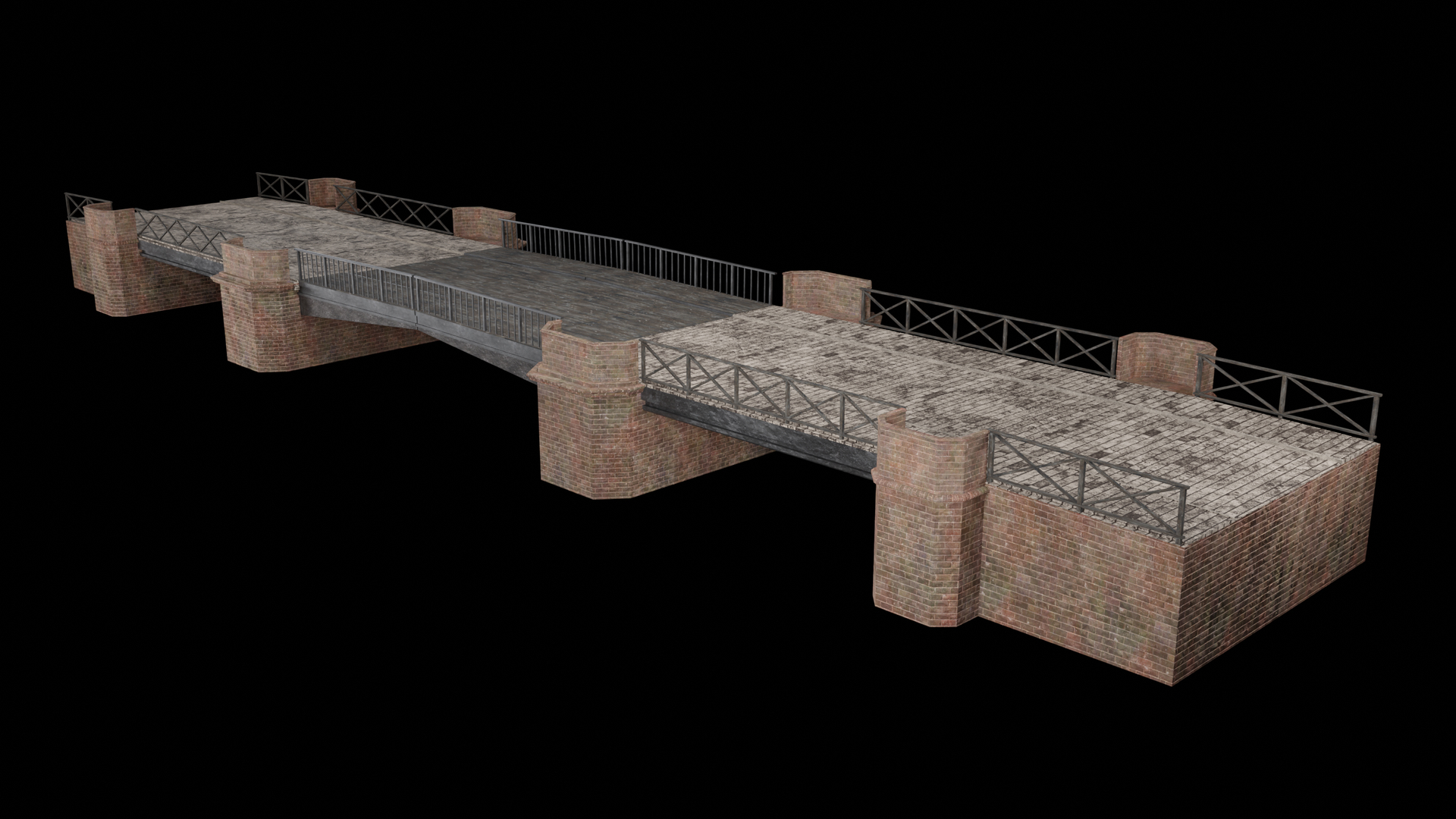 modelo 3d BASCULE BRIDGE PLATFORM AAA NEXT GEN PIER COLLECTION ...