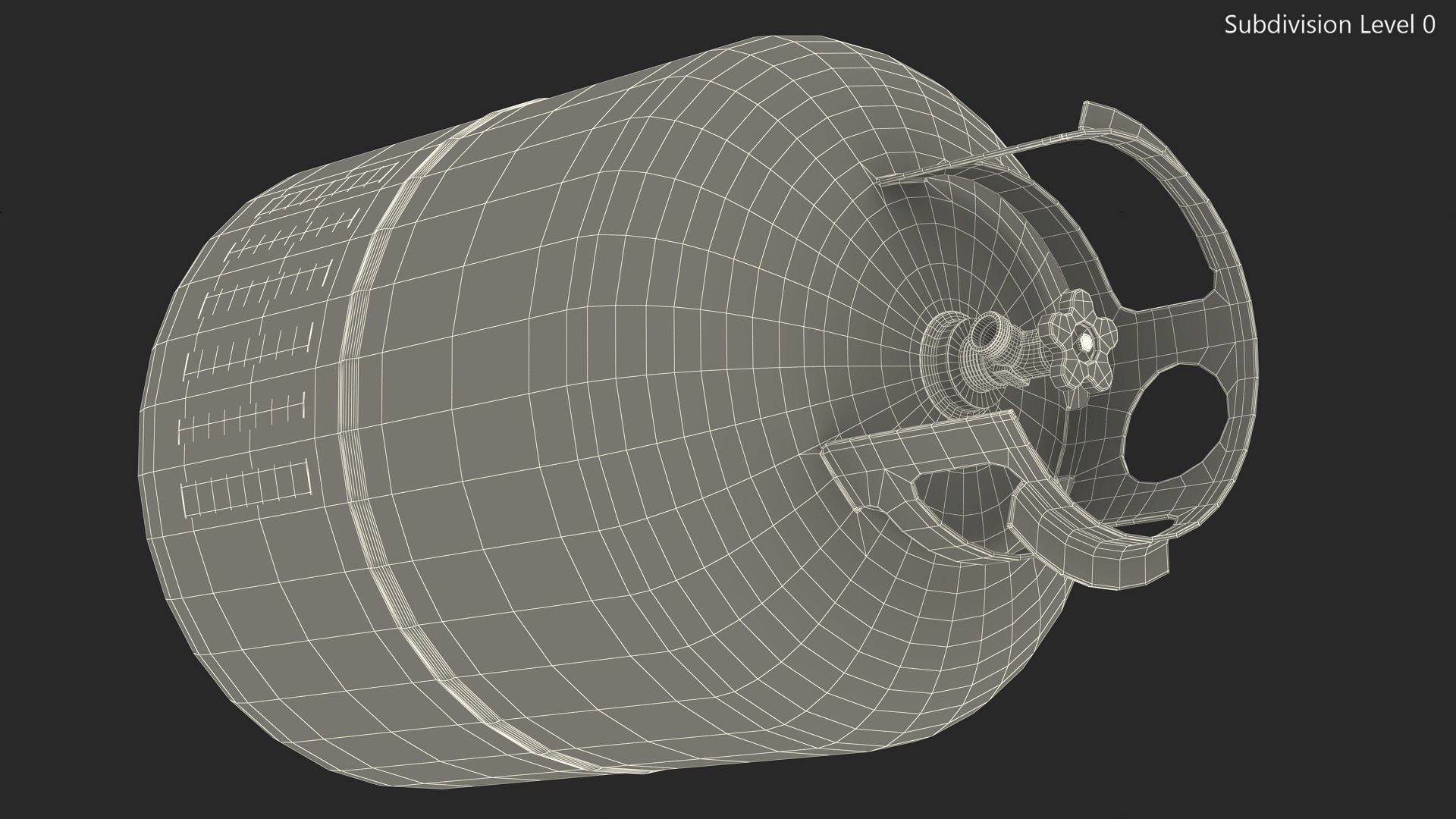 3D Model Propane Gas Cylinder Tank - TurboSquid 2267491