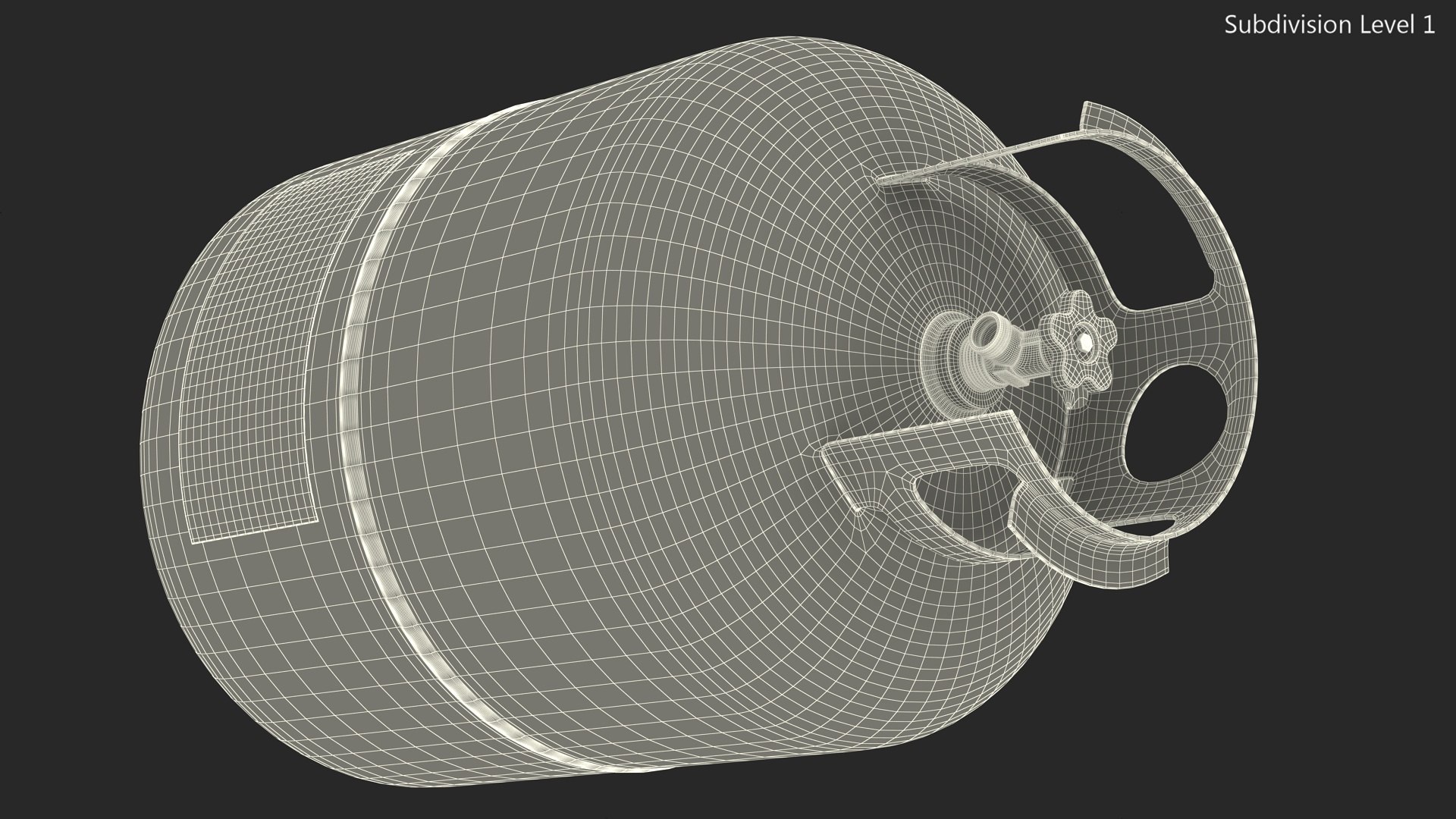 3D Model Propane Gas Cylinder Tank - TurboSquid 2267491