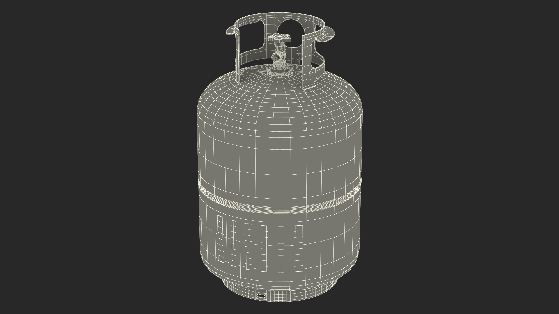 3D Model Propane Gas Cylinder Tank - TurboSquid 2267491