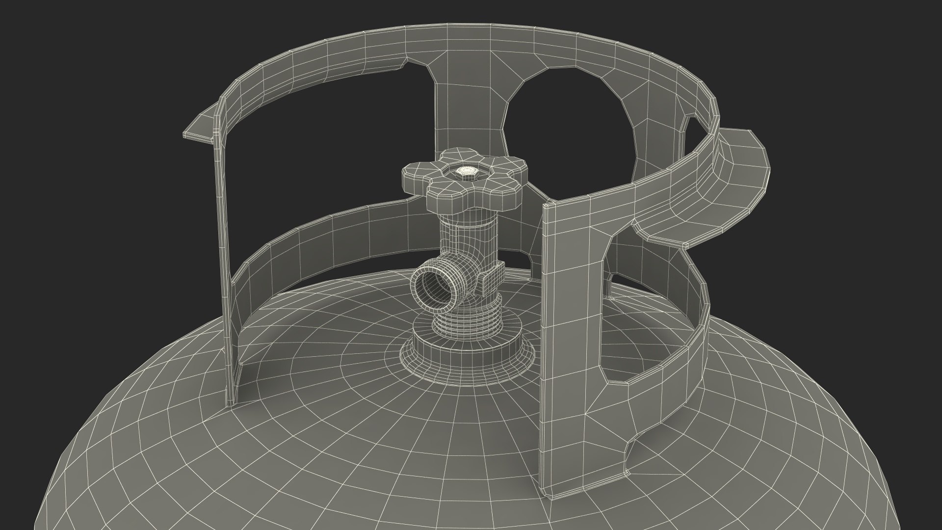 3D Model Propane Gas Cylinder Tank - TurboSquid 2267491