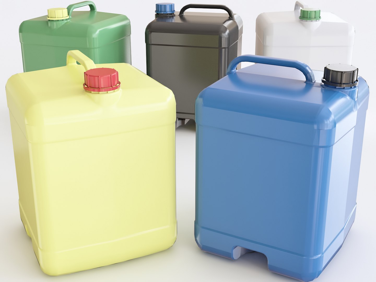 Hdpe Container 25l 3D Model - TurboSquid 1174407