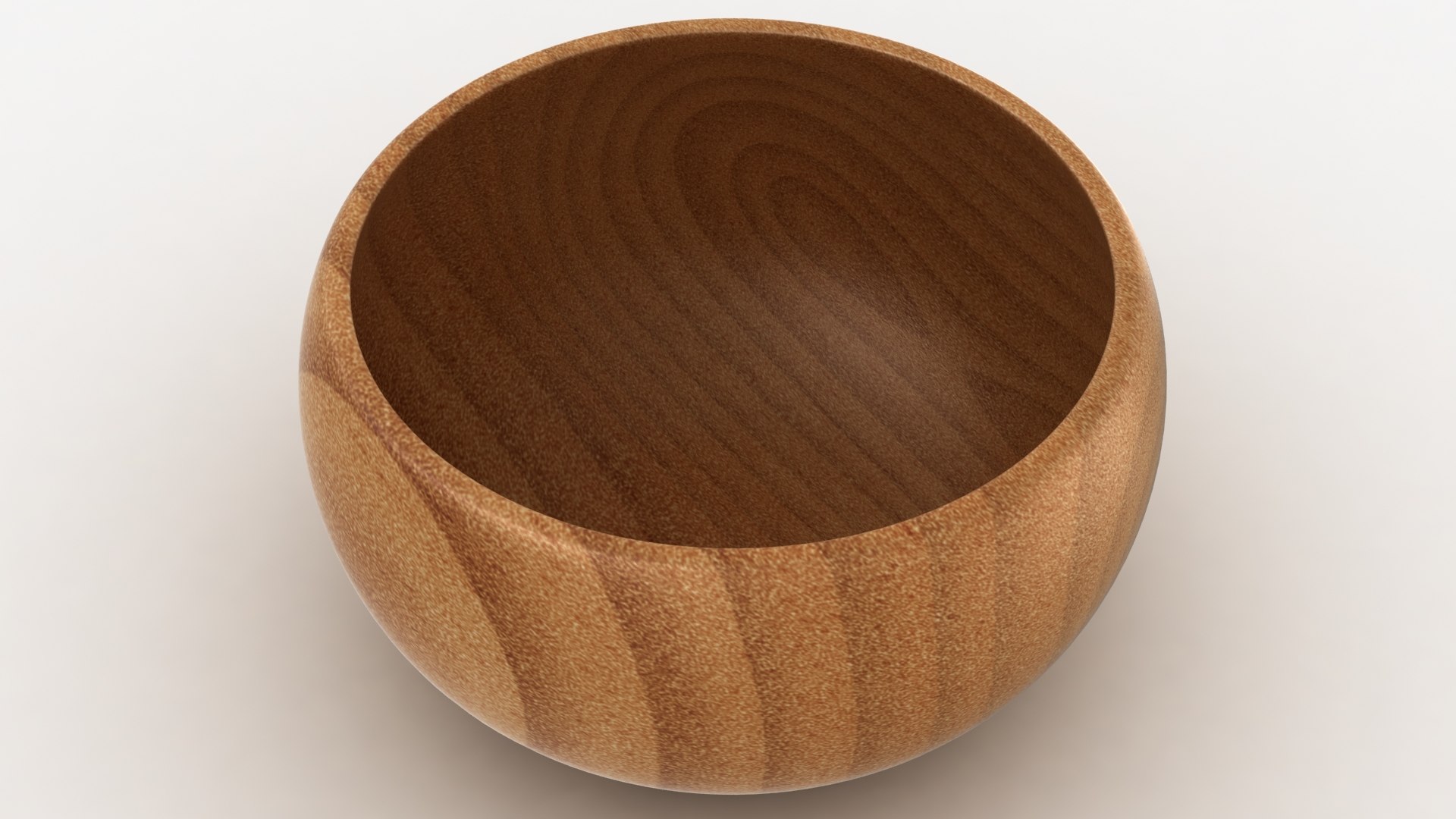 3D Realistic Wooden Bowl 04 Model - TurboSquid 1592056