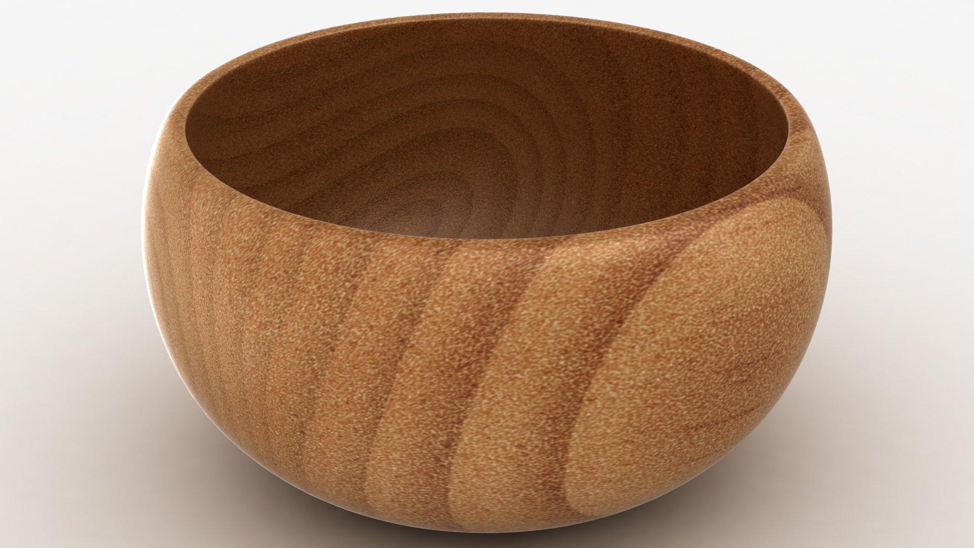 3D Realistic Wooden Bowl 04 Model - TurboSquid 1592056
