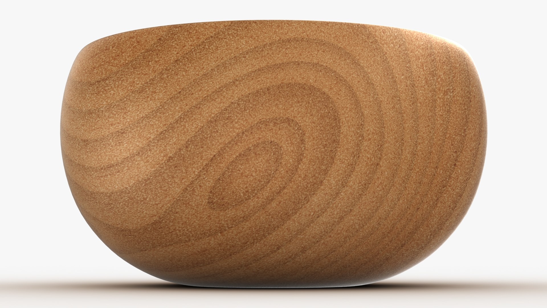 3D Realistic Wooden Bowl 04 Model - TurboSquid 1592056