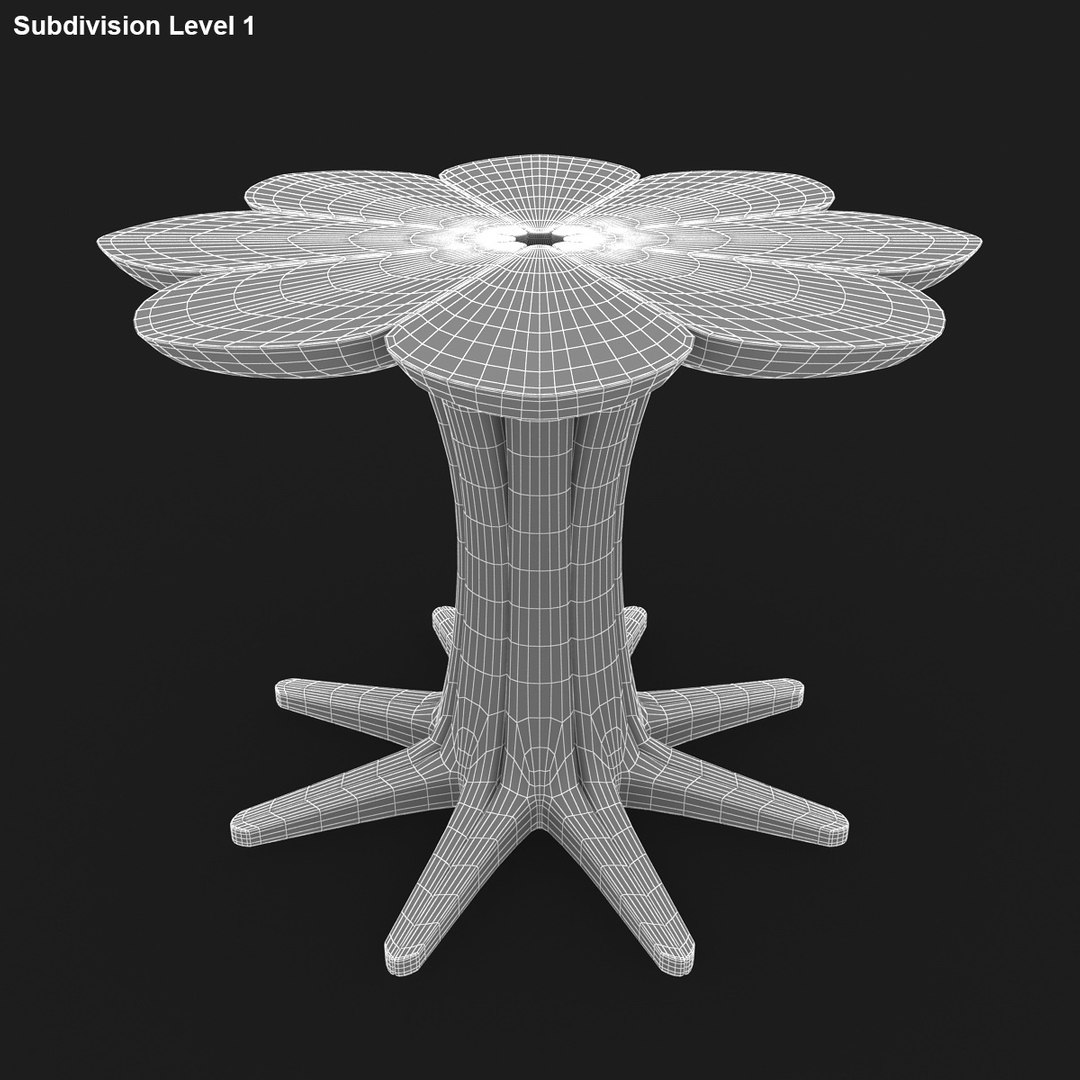 3d Model Realistic Love Table