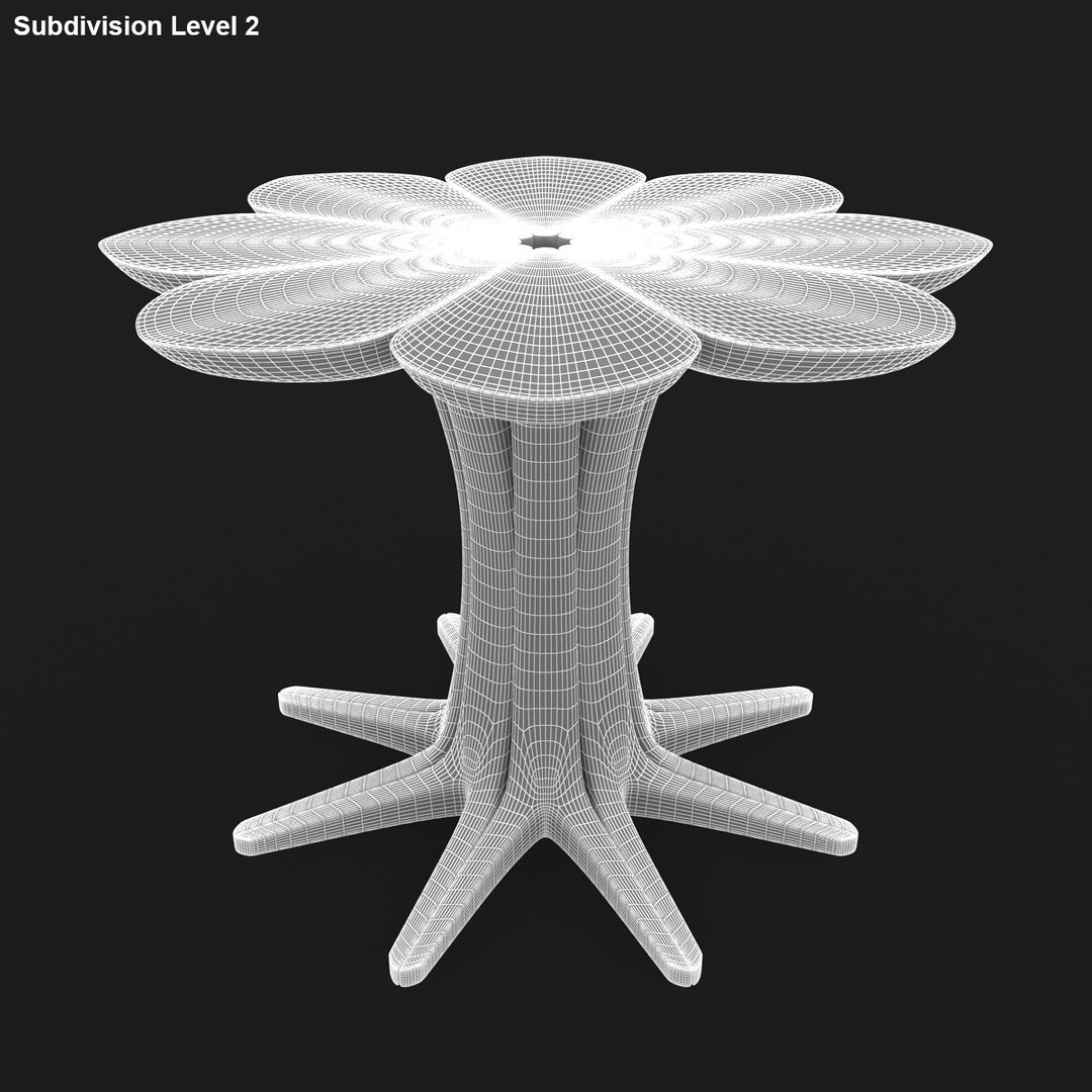 3d Model Realistic Love Table