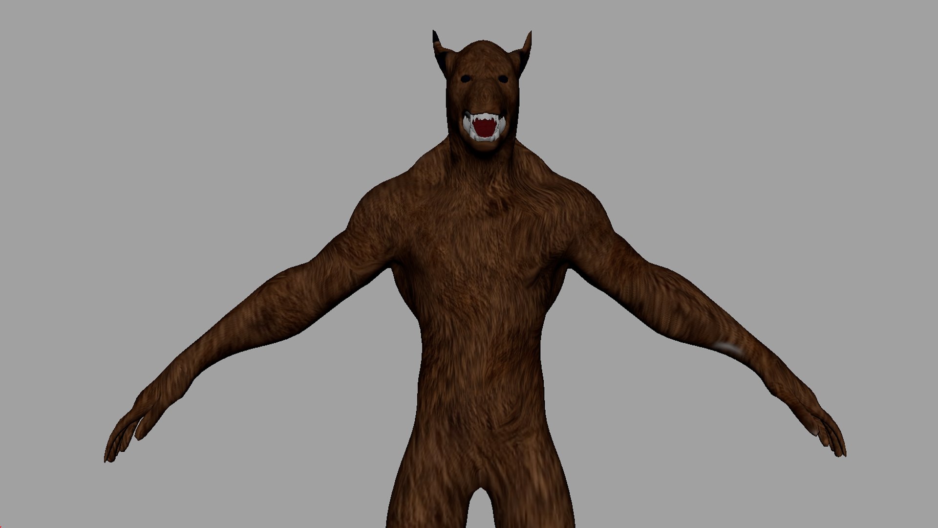 Wolf Man Model - TurboSquid 2223479