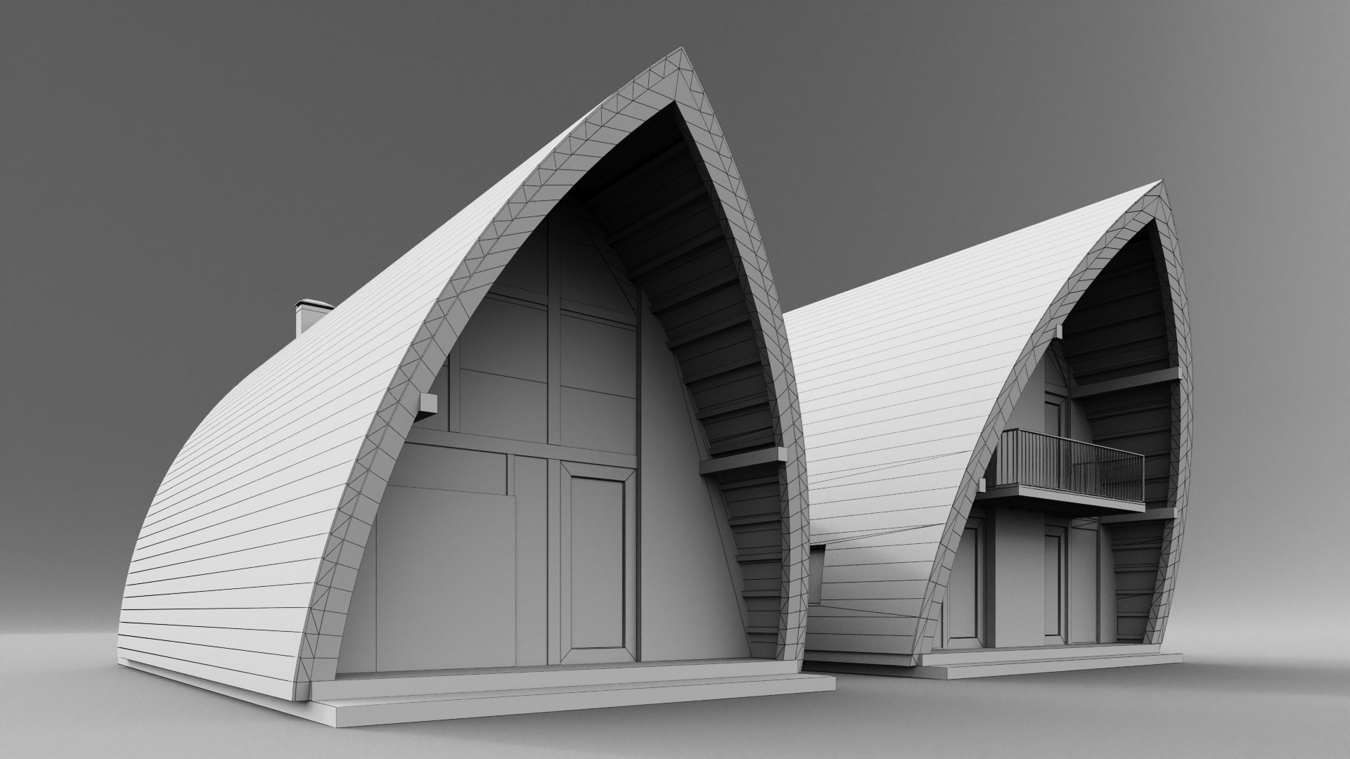 Cottage House 3D Model - TurboSquid 1665876