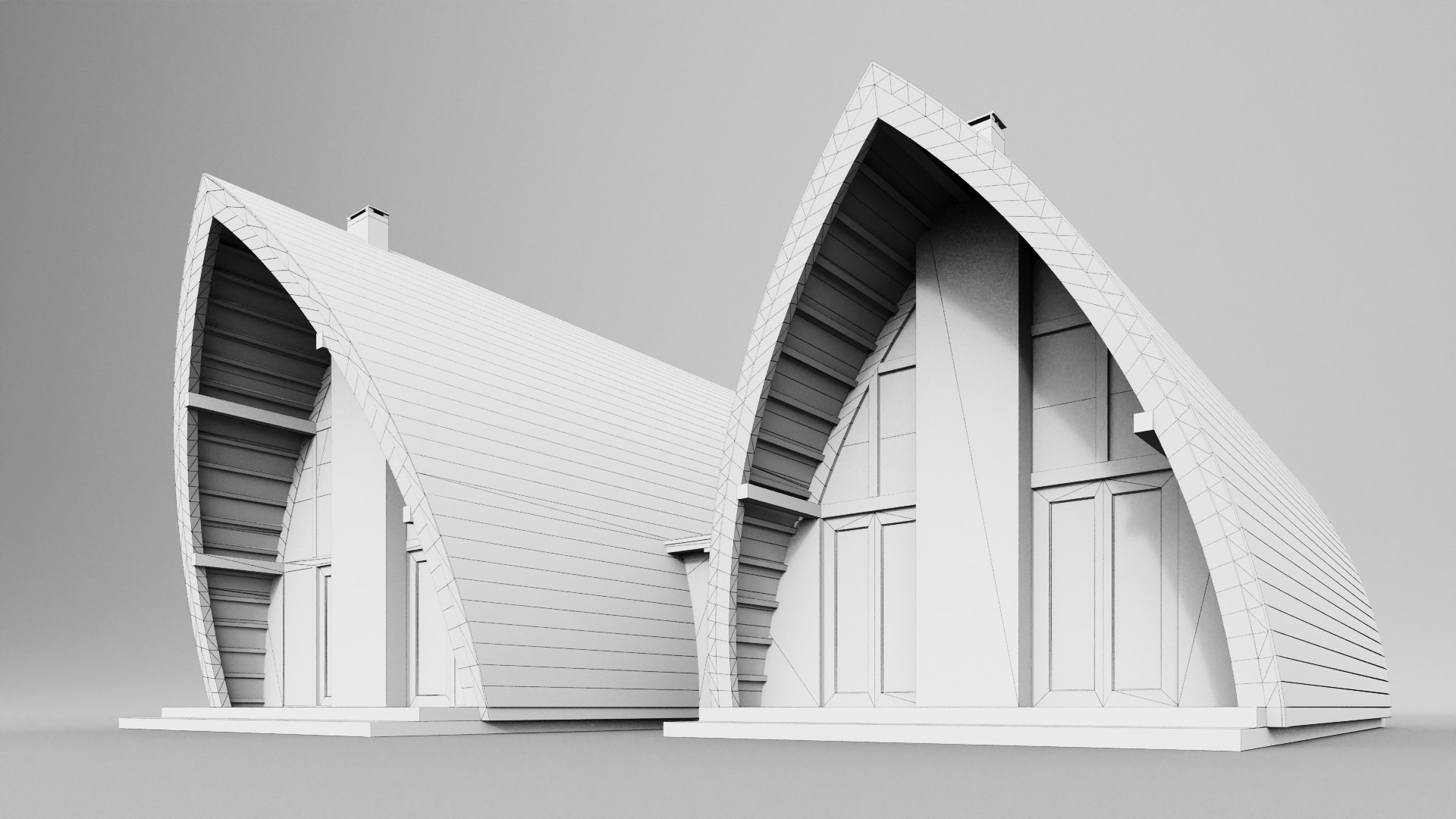 Cottage House 3D Model - TurboSquid 1665876