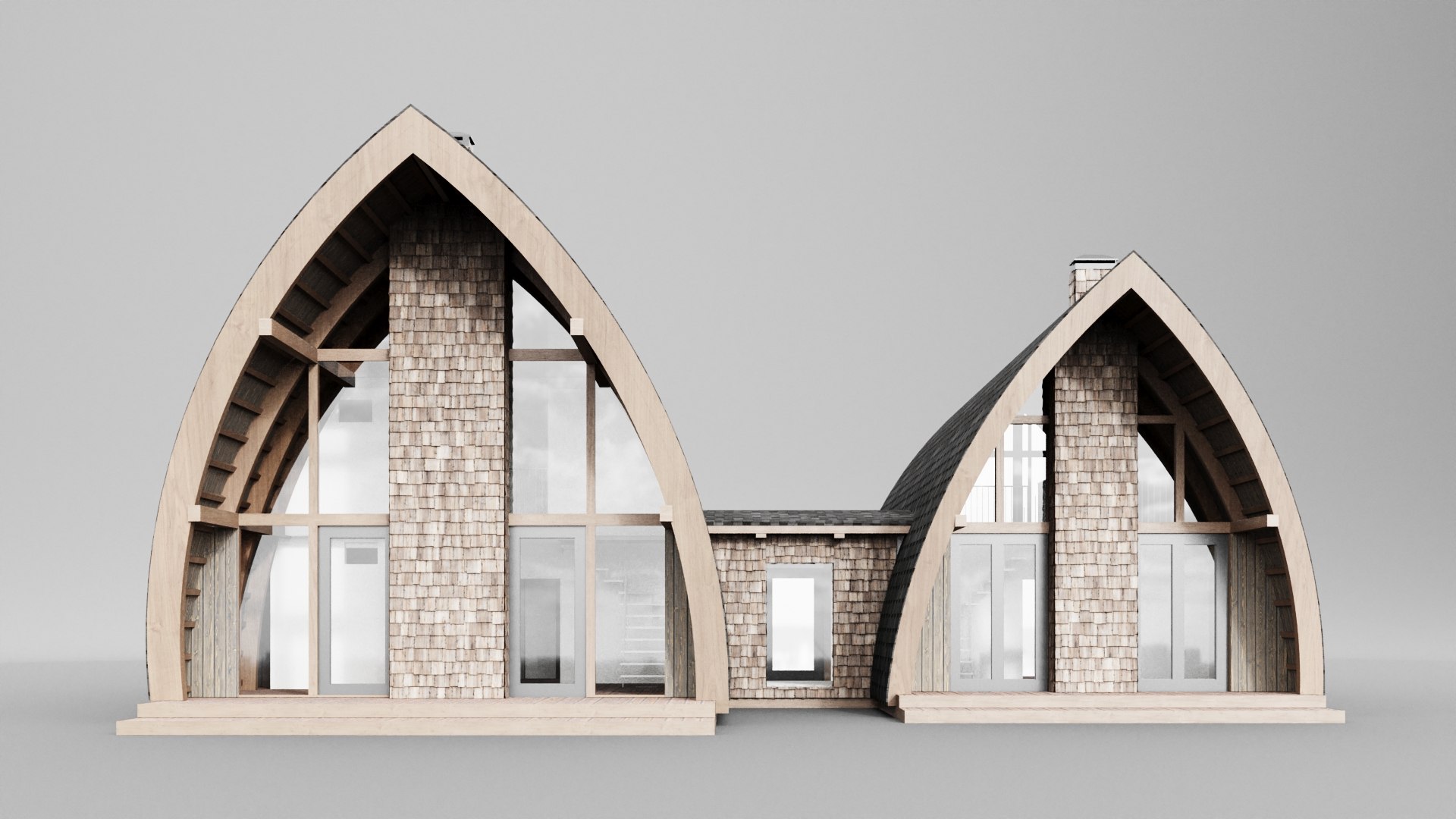 Cottage House 3D Model - TurboSquid 1665876