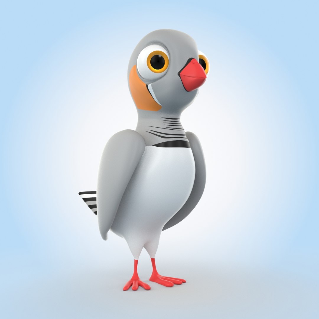 3D Zebra Finch - TurboSquid 2011702