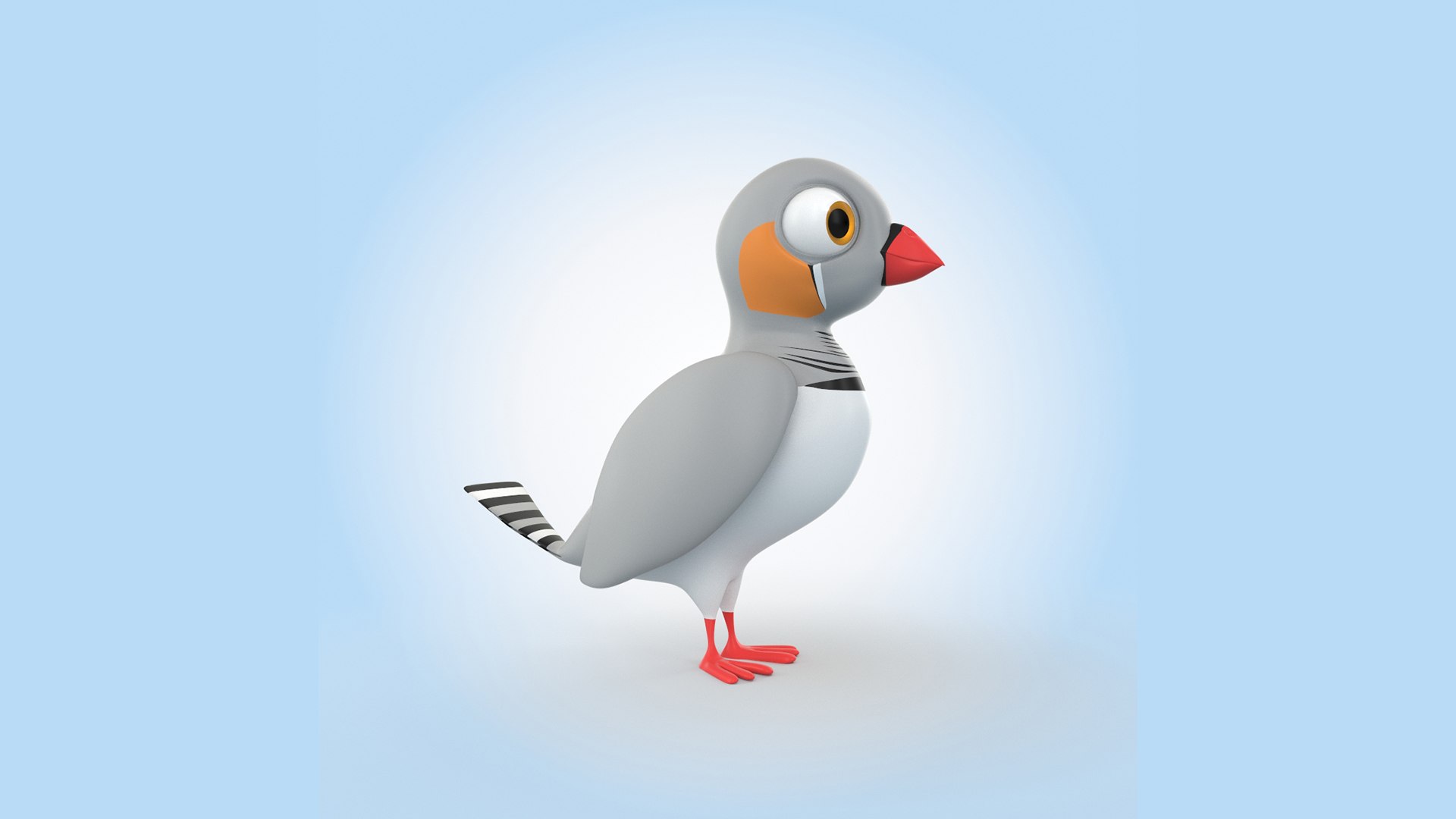 3D Zebra Finch - TurboSquid 2011702