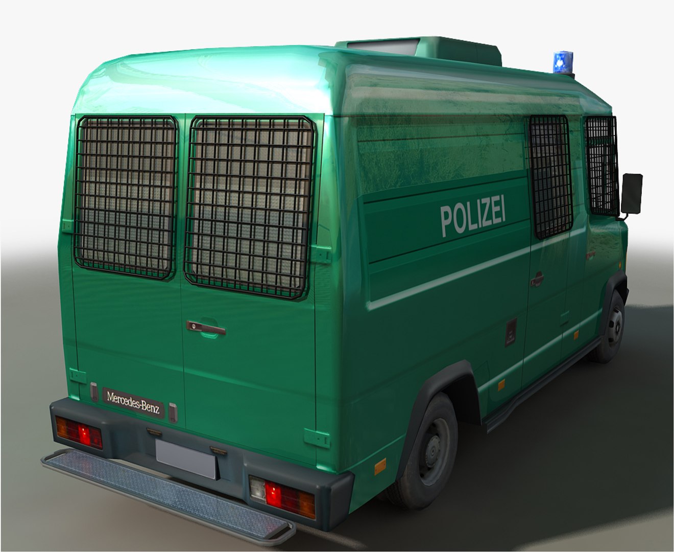 3D German Police - Van Model - TurboSquid 1474866