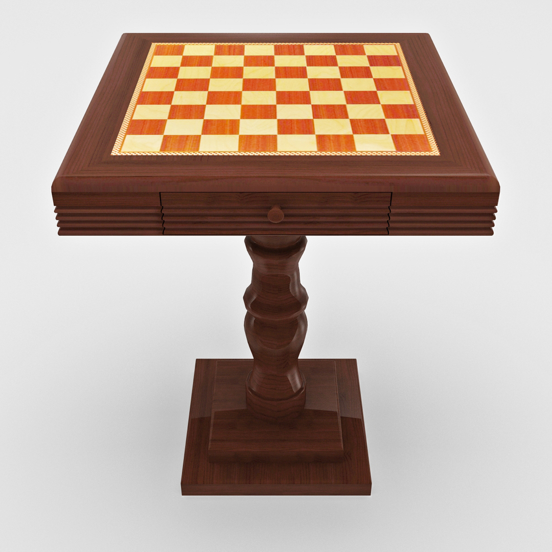Cherry Chess Table 3d