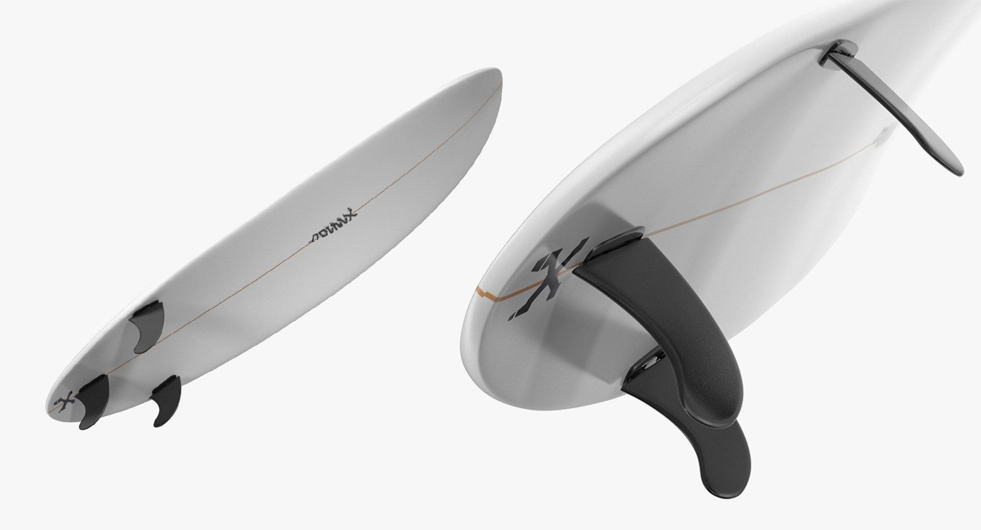Surfboards 3 Board Surfing 3D Model - TurboSquid 1463237