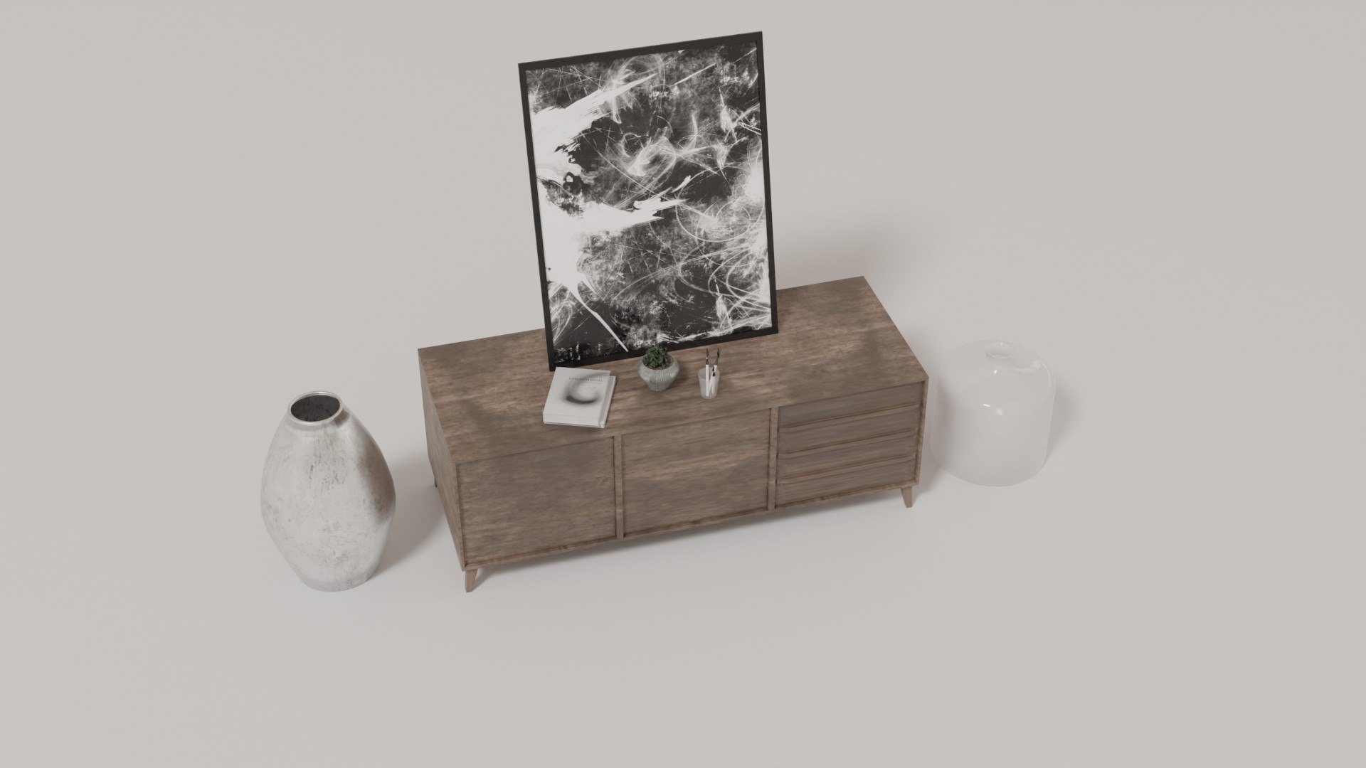 Low Poly Storage Cabinet Full Set 3D Model - TurboSquid 2167382