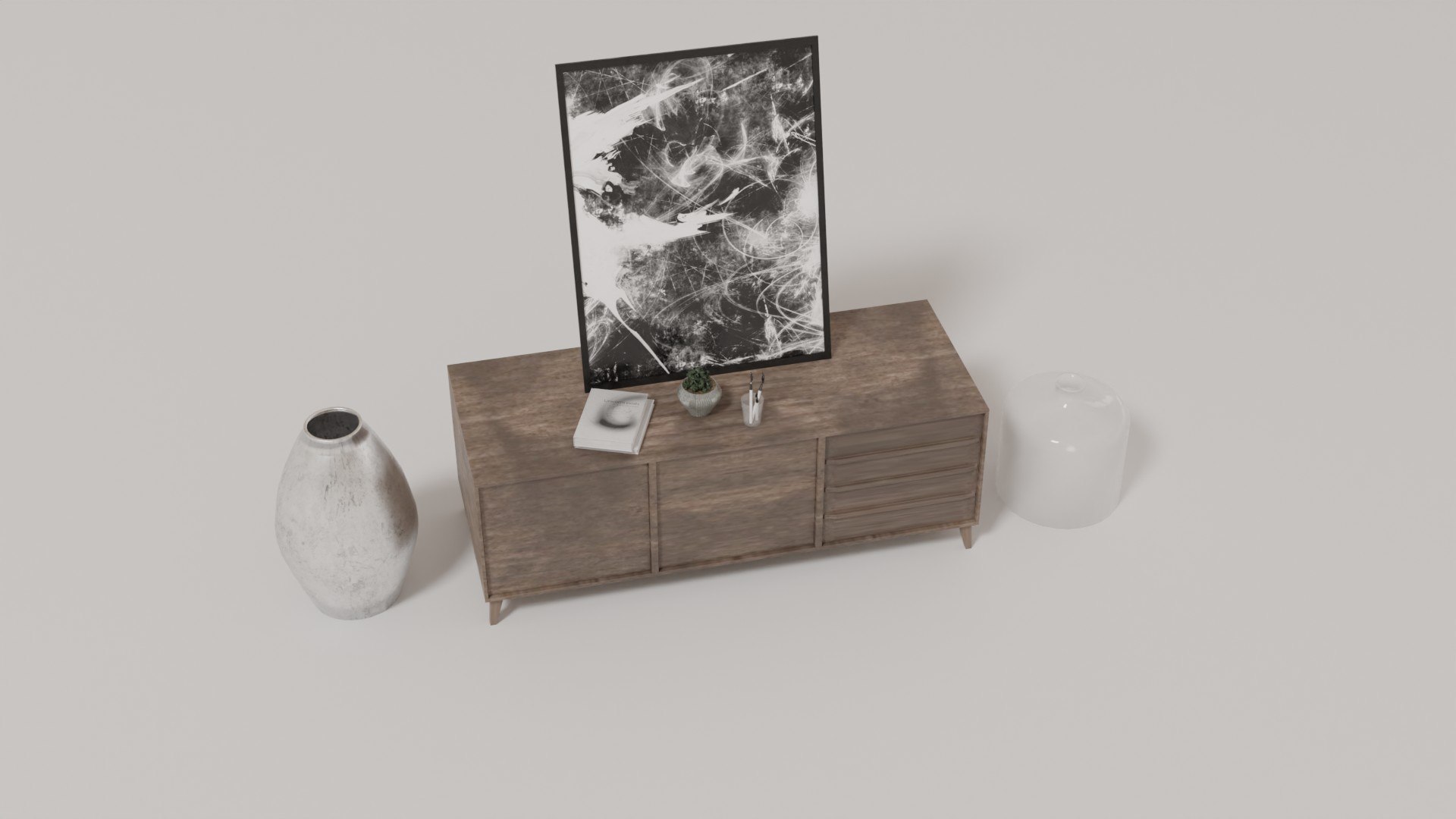 Low Poly Storage Cabinet Full Set 3D Model - TurboSquid 2167382