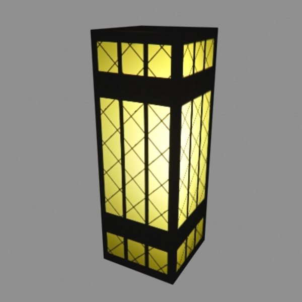 3d lamp model