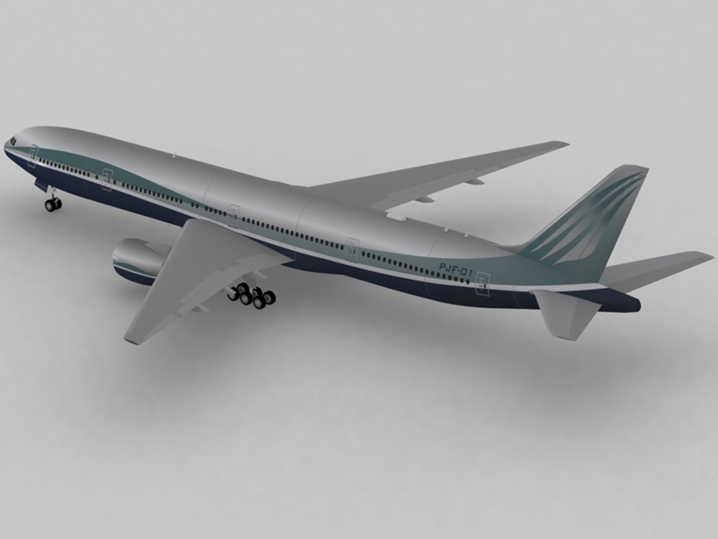 B 777-300 777 3d Model